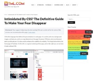 HTML CSS Dersleri, Örnekleri için 8 Muhteşem Site - Takiye.com