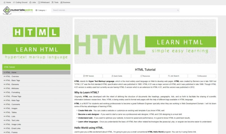 HTML CSS Dersleri, Örnekleri için 8 Muhteşem Site - Takiye.com