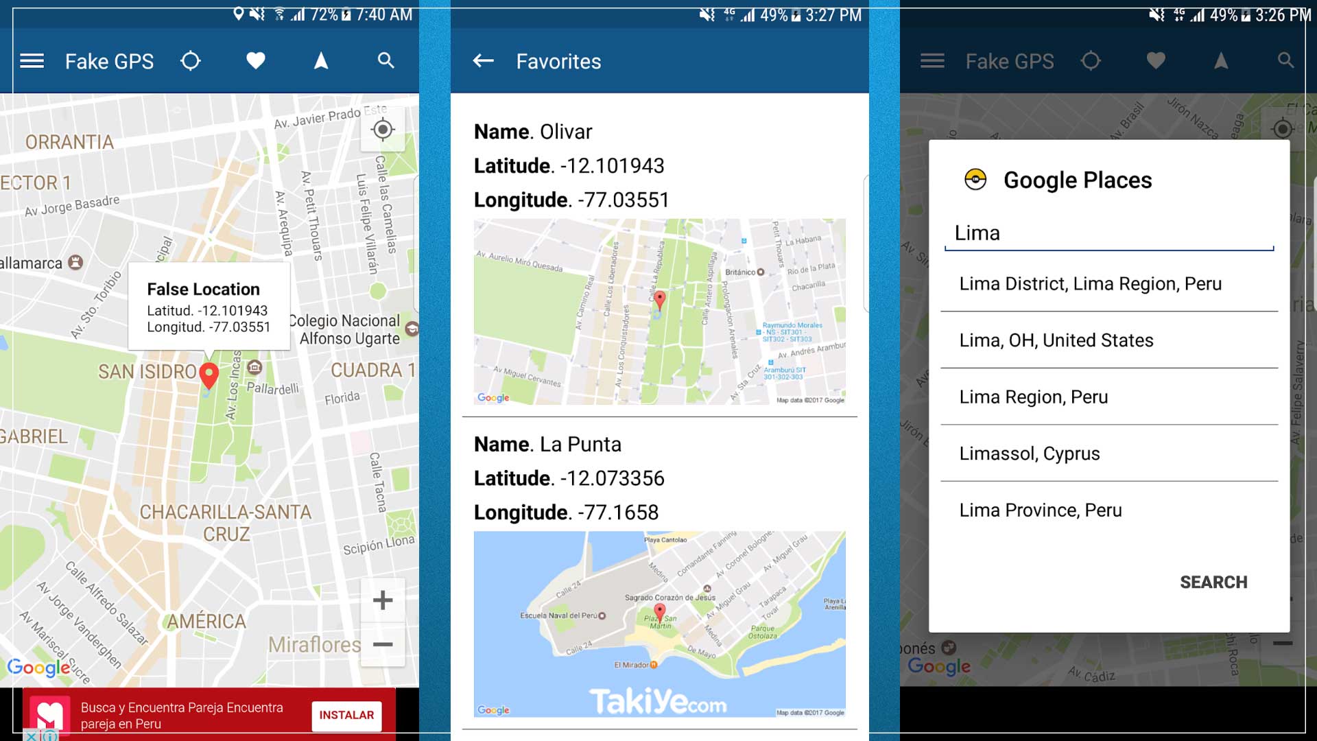 GPS Konumunu Değiştirme: Fake (Sahte) GPS Uygulamaları - Takiye.com