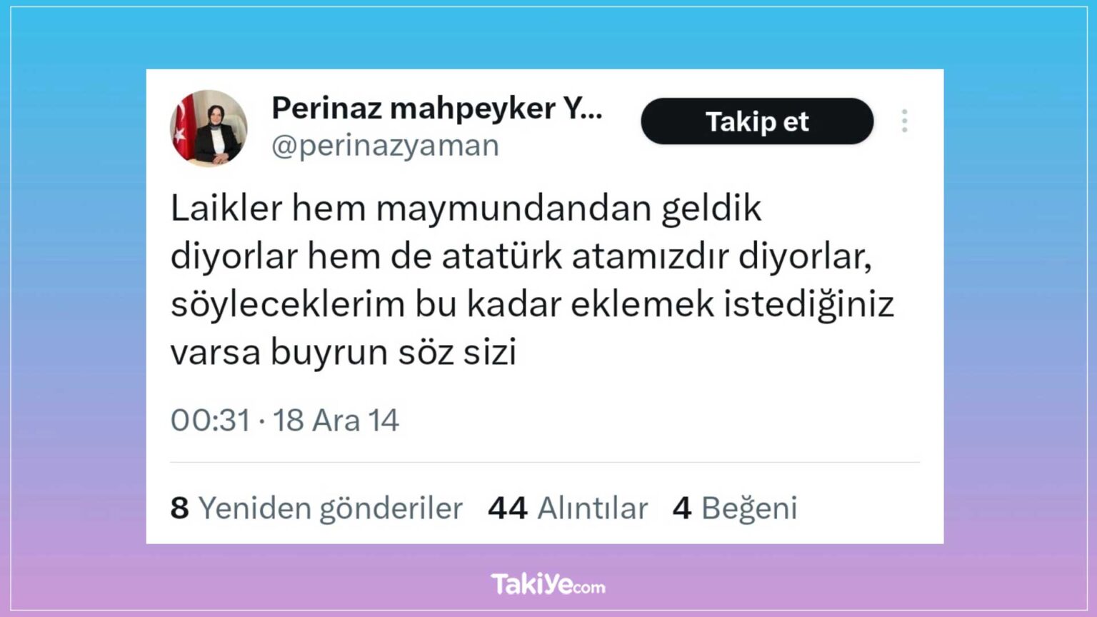 Perinaz Yaman Kimdir, Nereli, Kaç Yaşında, Ne İş Yapıyor? - Takiye.com